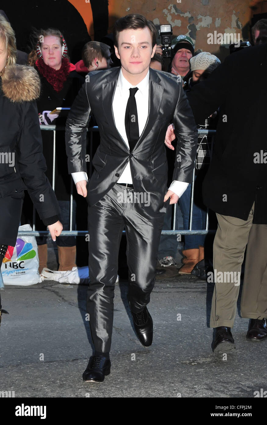 Chris Colfer 'The Late Show with David Letterman' at the Ed Sullivan ...