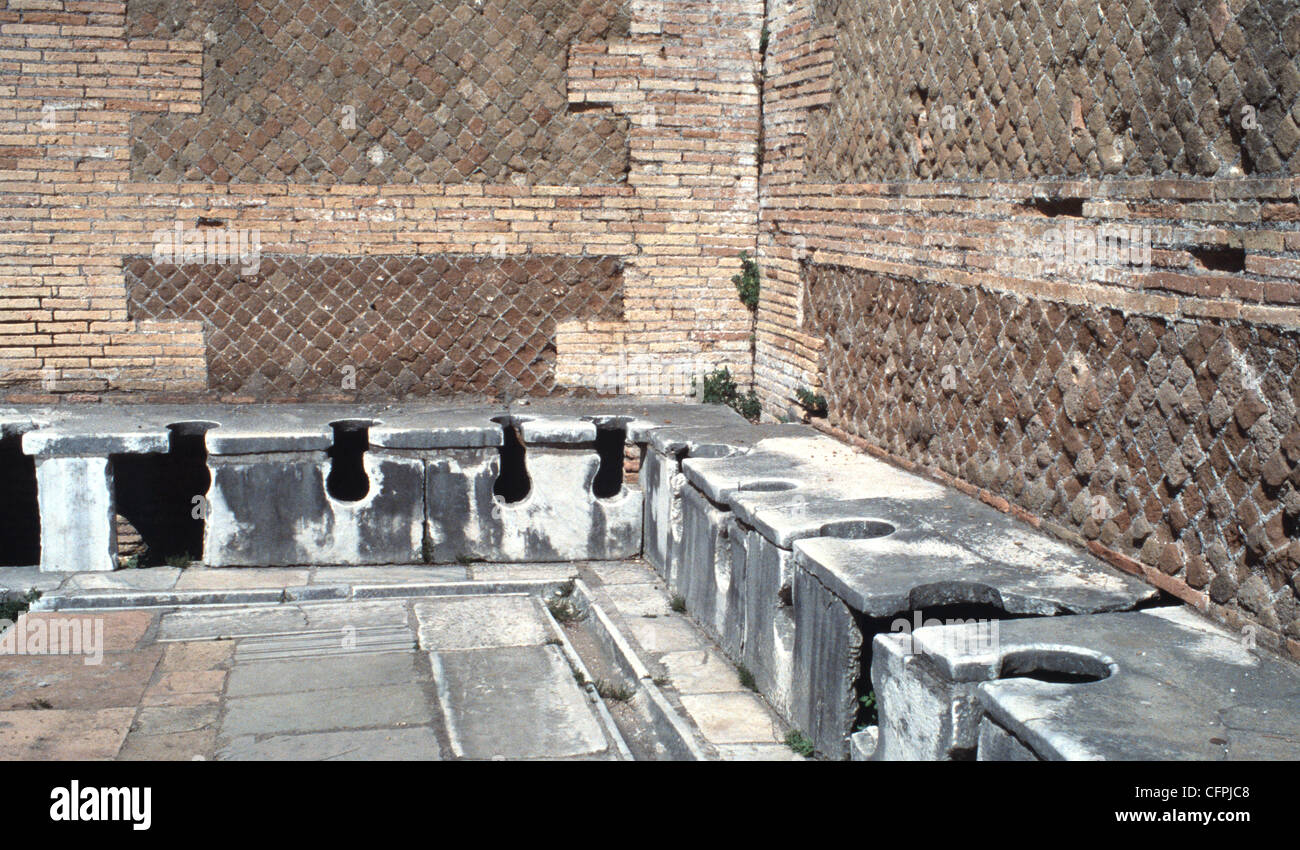 Ancient rome toilet hi-res stock photography and images - Alamy