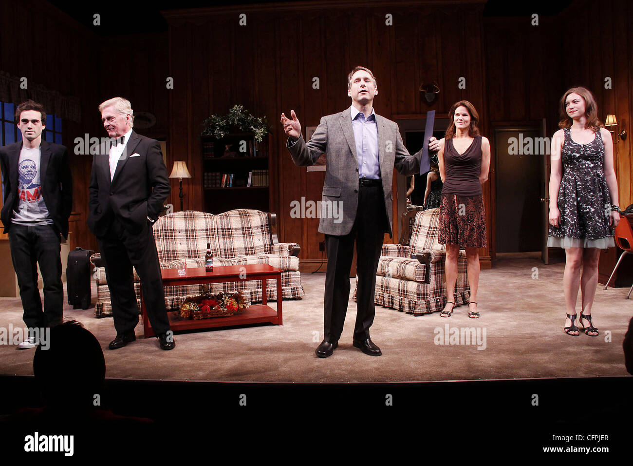 Ari Brand, Daniel Davis, Gregg Edelman, Carolyn McCormick and Elvy Yost ...