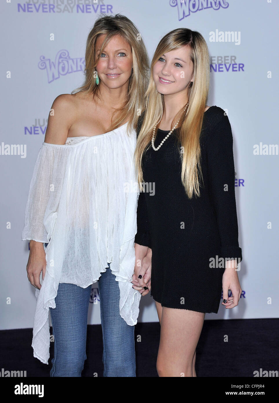 Heather Locklear with her daughter Ava Los Angeles Premiere of "Justin ...