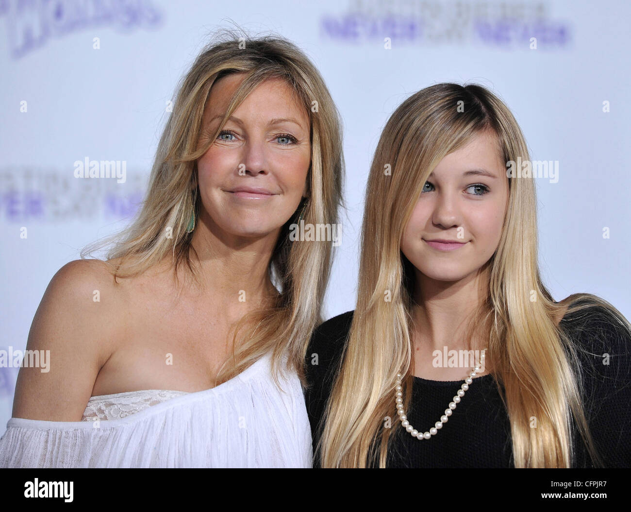 Heather Locklear with her daughter Ava Los Angeles Premiere of "Justin ...