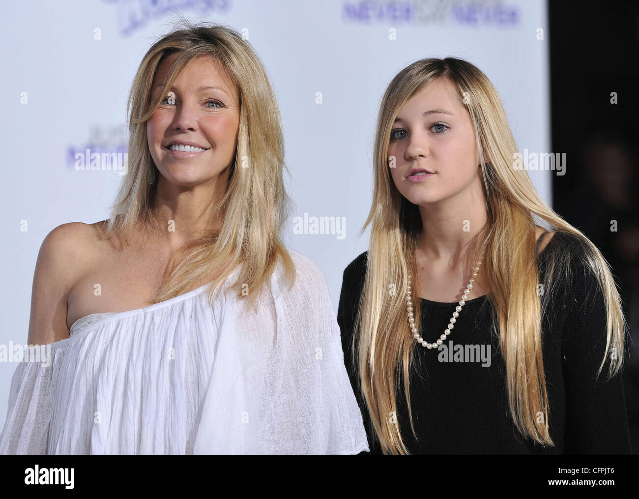 Heather Locklear with her daughter Ava Los Angeles Premiere of "Justin ...