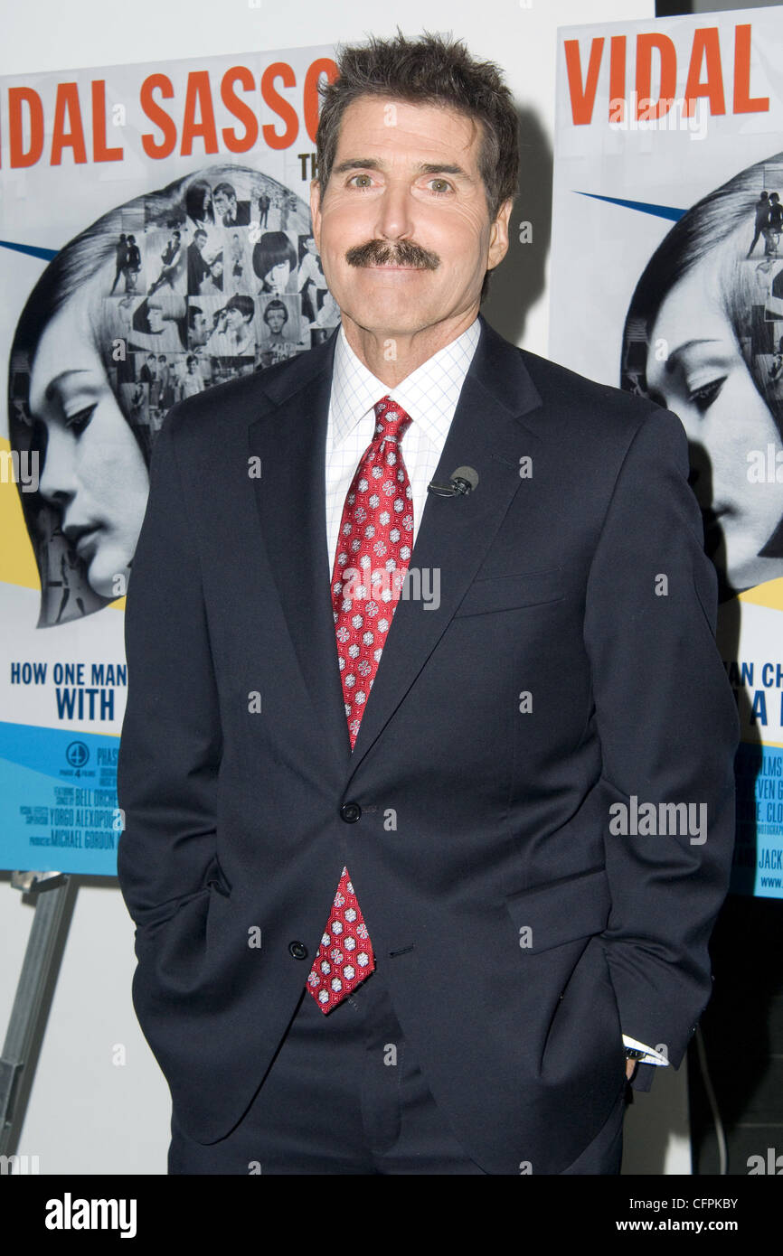 John Stossel the "Vidal Sassoon The Movie" New York premiere at the ...