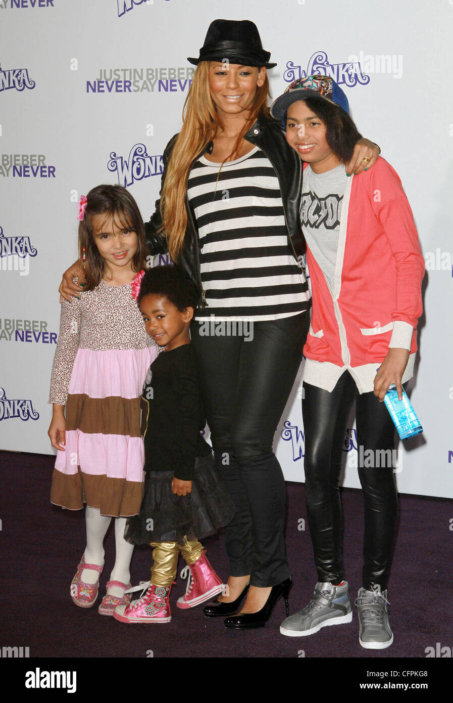 Mel b and family hi-res stock photography and images - Alamy