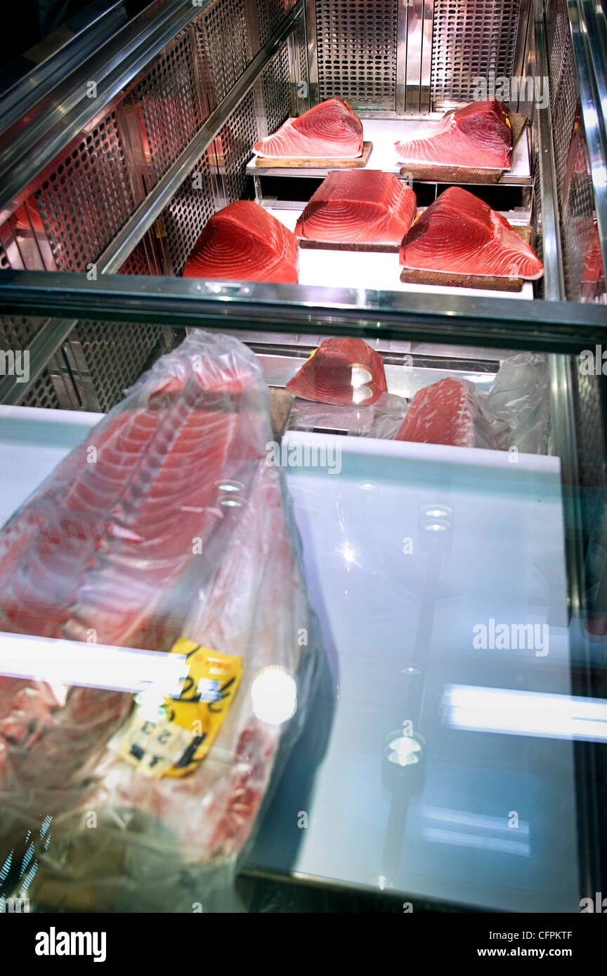 Tsukiji Central Fish Market, Tokyo, Japan Stock Photo - Alamy