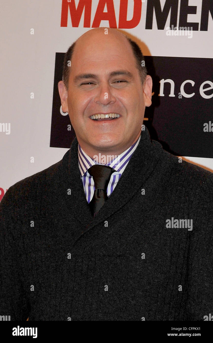 Matthew Weiner 'Mad Men' photocall at the Forum des Images in Paris ...