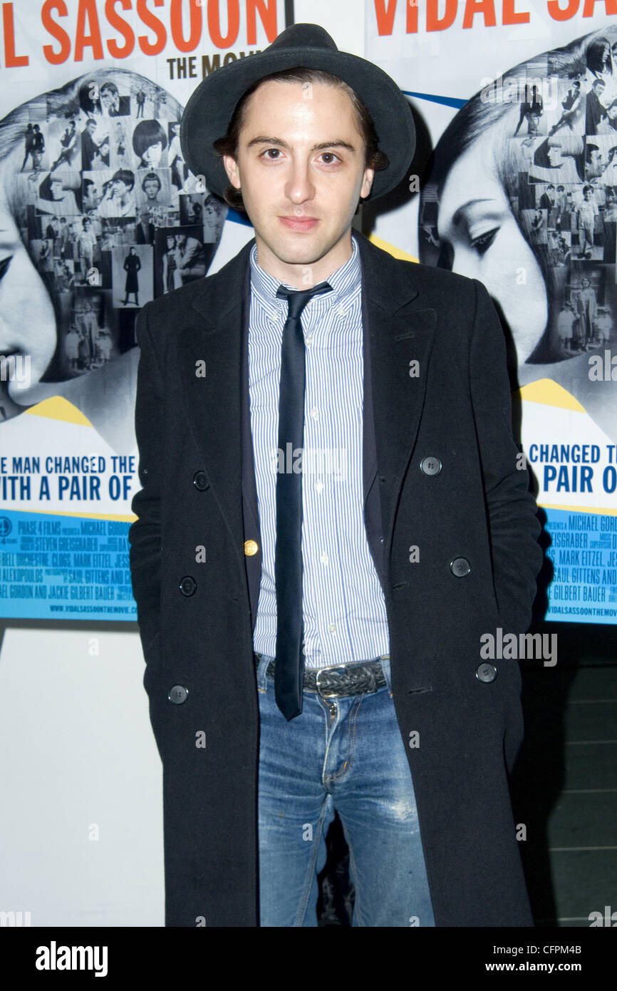 Eddie Borgo the "Vidal Sassoon The Movie" New York premiere at the ...