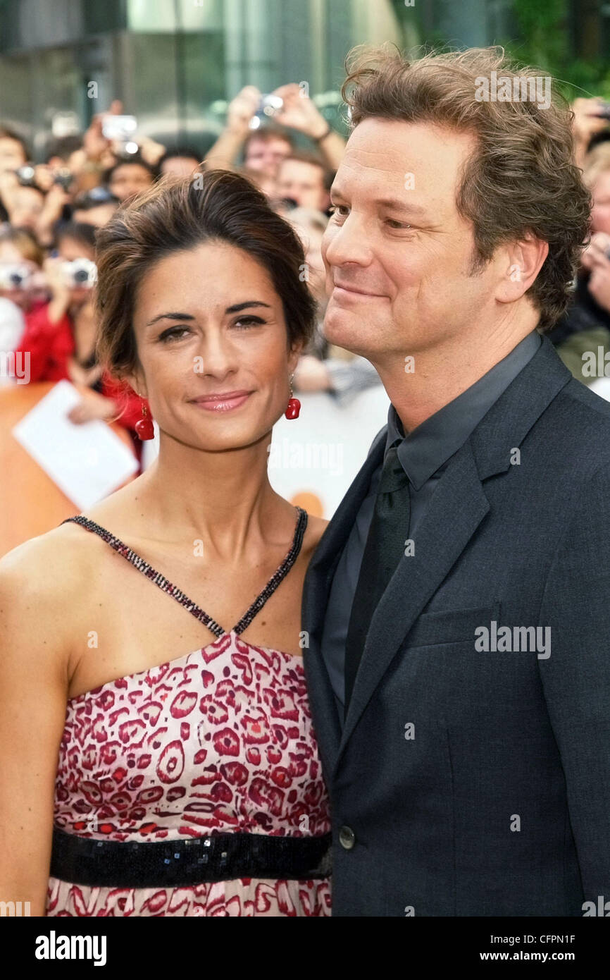 Colin Firth and Livia Giuggioli The 35th Toronto International Film ...