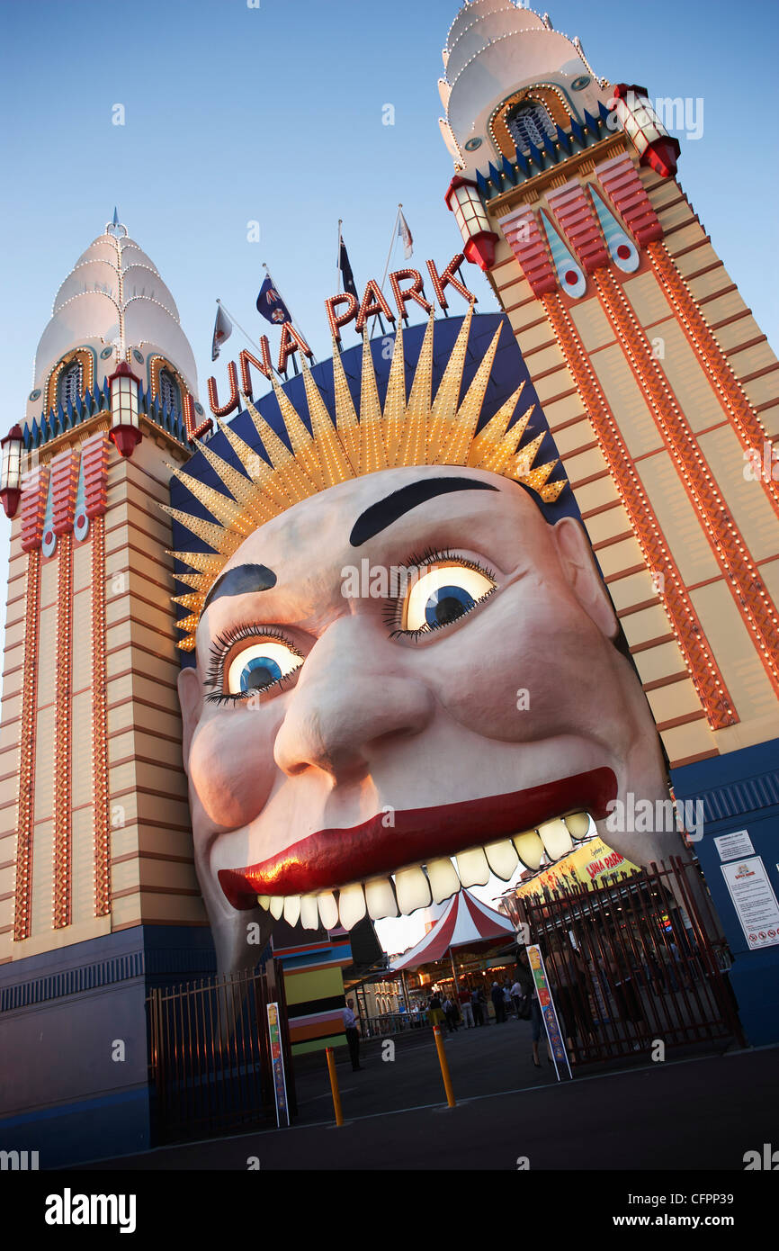 Entrance to Luna Park Stock Photo - Alamy