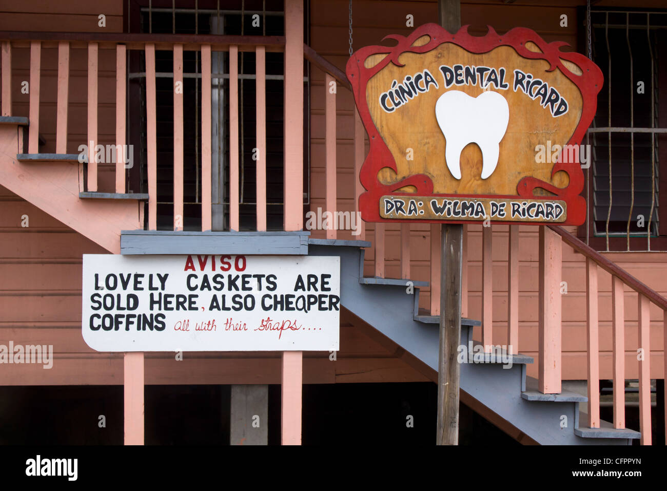 Hand Painted Sign Stock Photo - Alamy