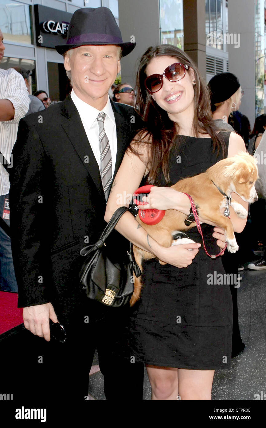 Bill Maher and Cara Santa Maria Bill Maher receives the 2,417th star on ...