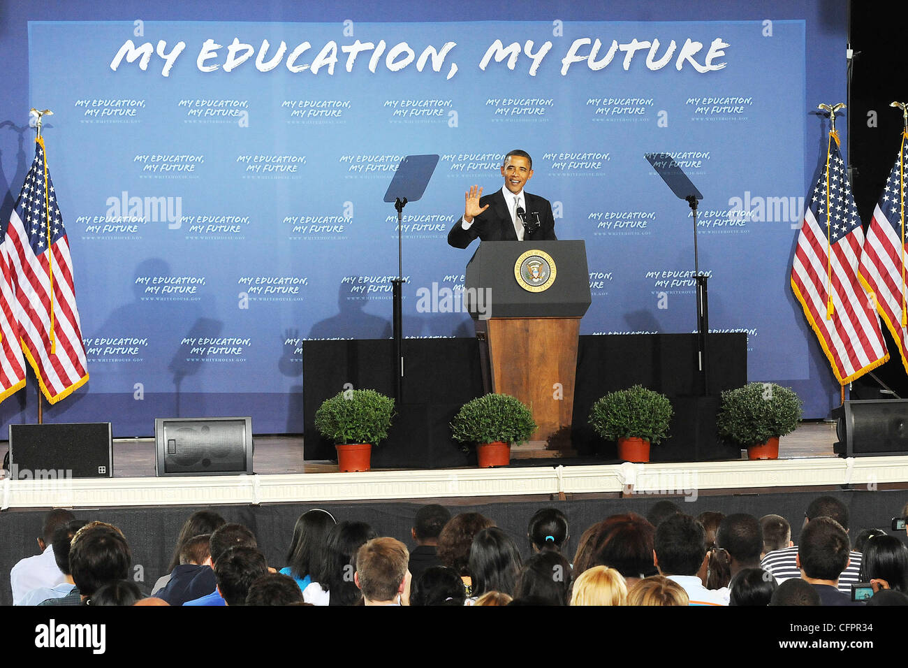 U.S. President Barack Obama delivers his 2nd annual Back-to-School ...