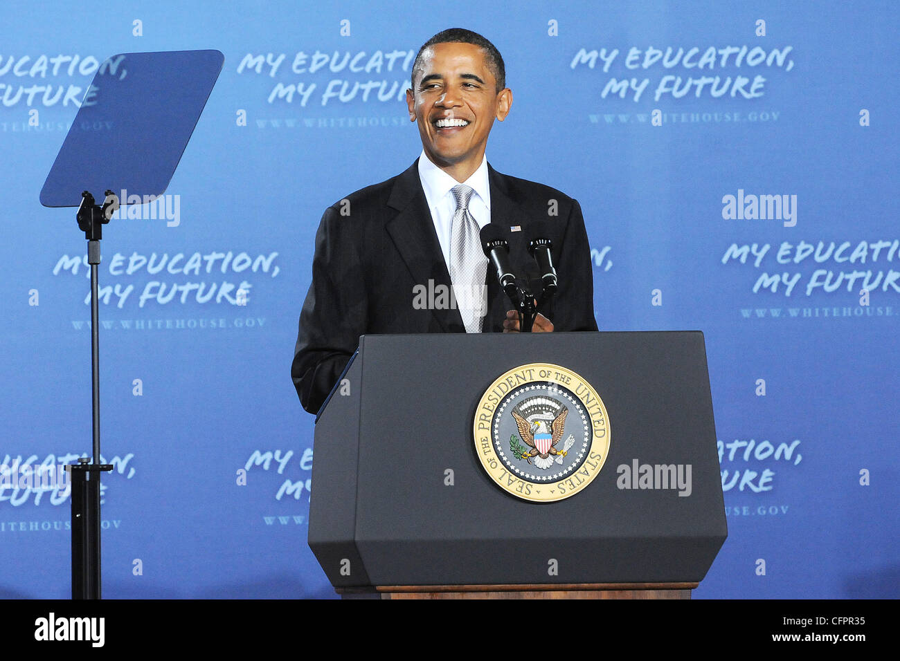 U.S. President Barack Obama delivers his 2nd annual Back-to-School ...