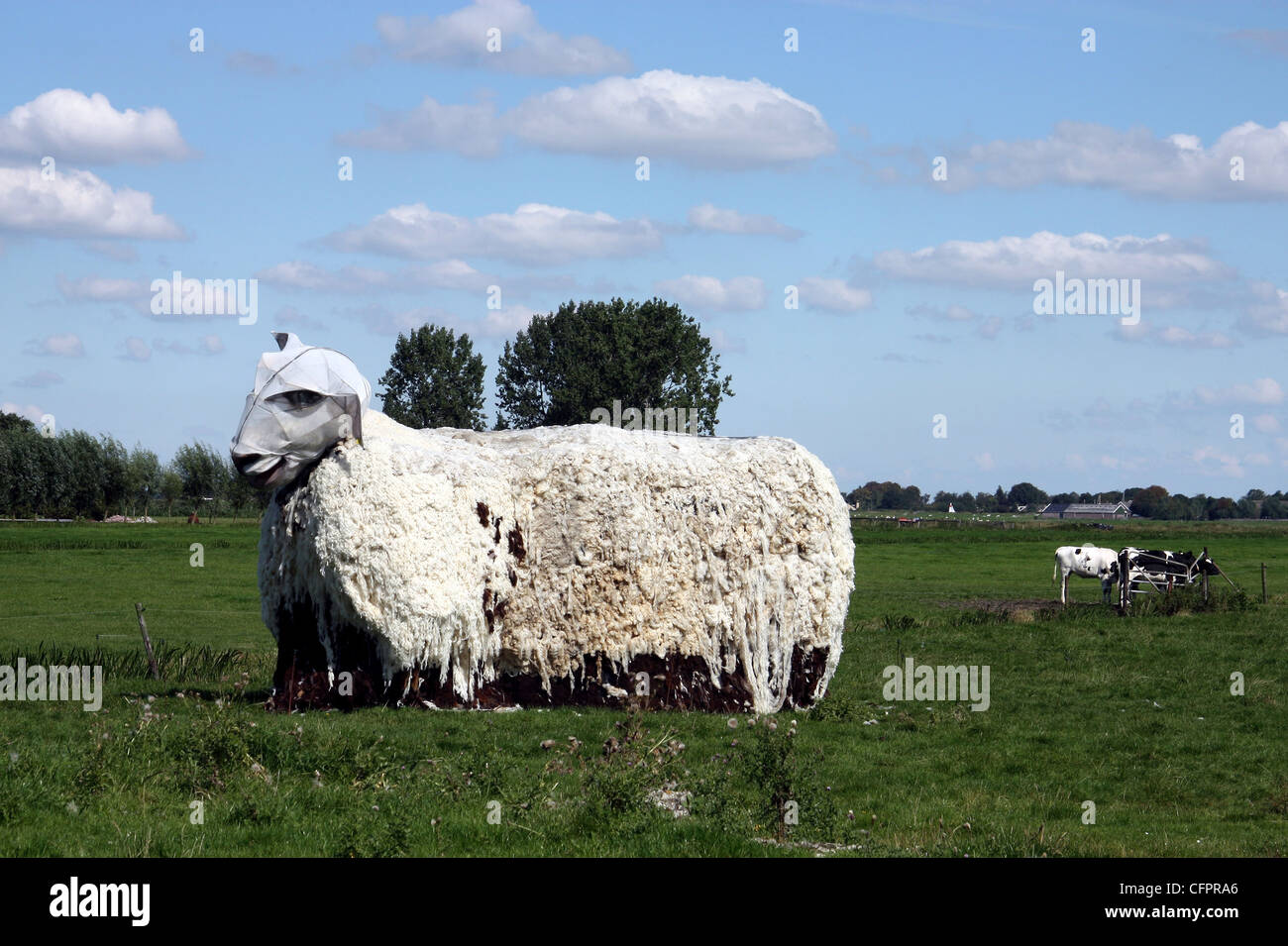 Sheep art.A huge Sheep,Holland,Art,Farm,Wool Stock Photo - Alamy