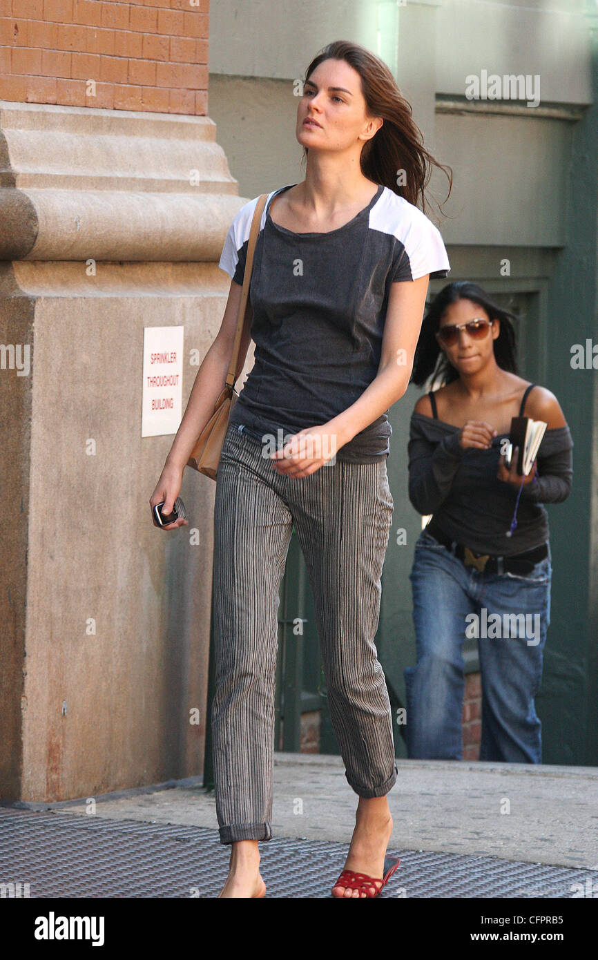 Belgian model Anouck Lepere out and about in SoHo New York City, USA ...