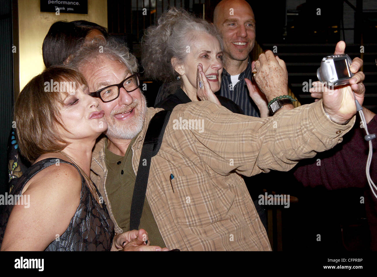 Patti LuPone and Timothy Jerome taking a photo Book Party for 'Patti ...