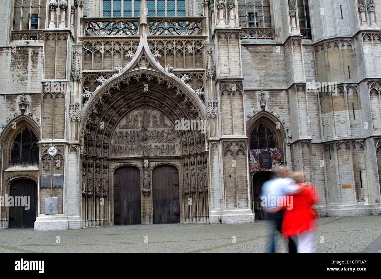 Belgium, Flanders, Antwerp, Cathedral of Our Lady, Onze-Lieve ...
