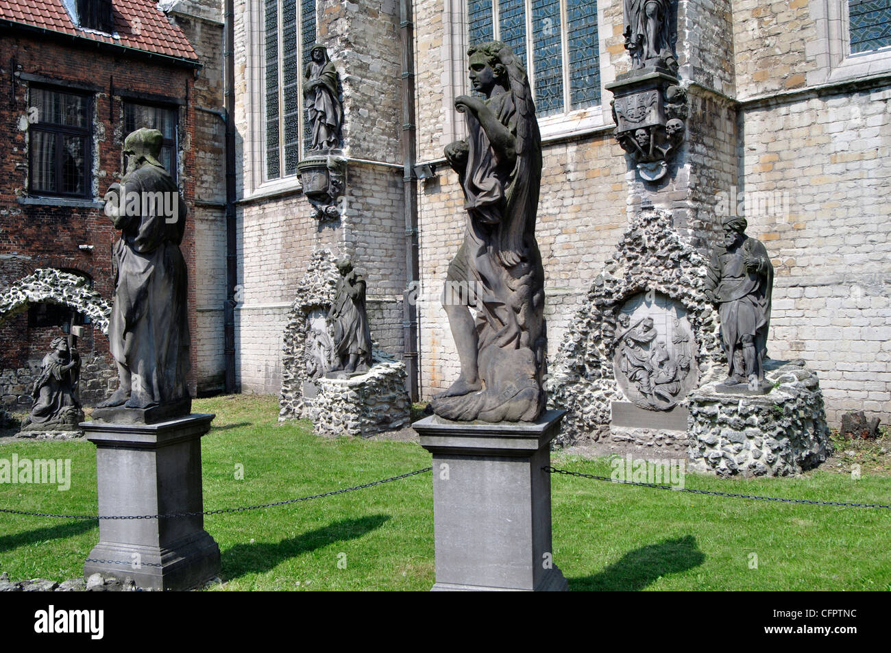 Belgium, Flanders, Antwerp, Sint Paulusker, St. Paul's Church Stock ...