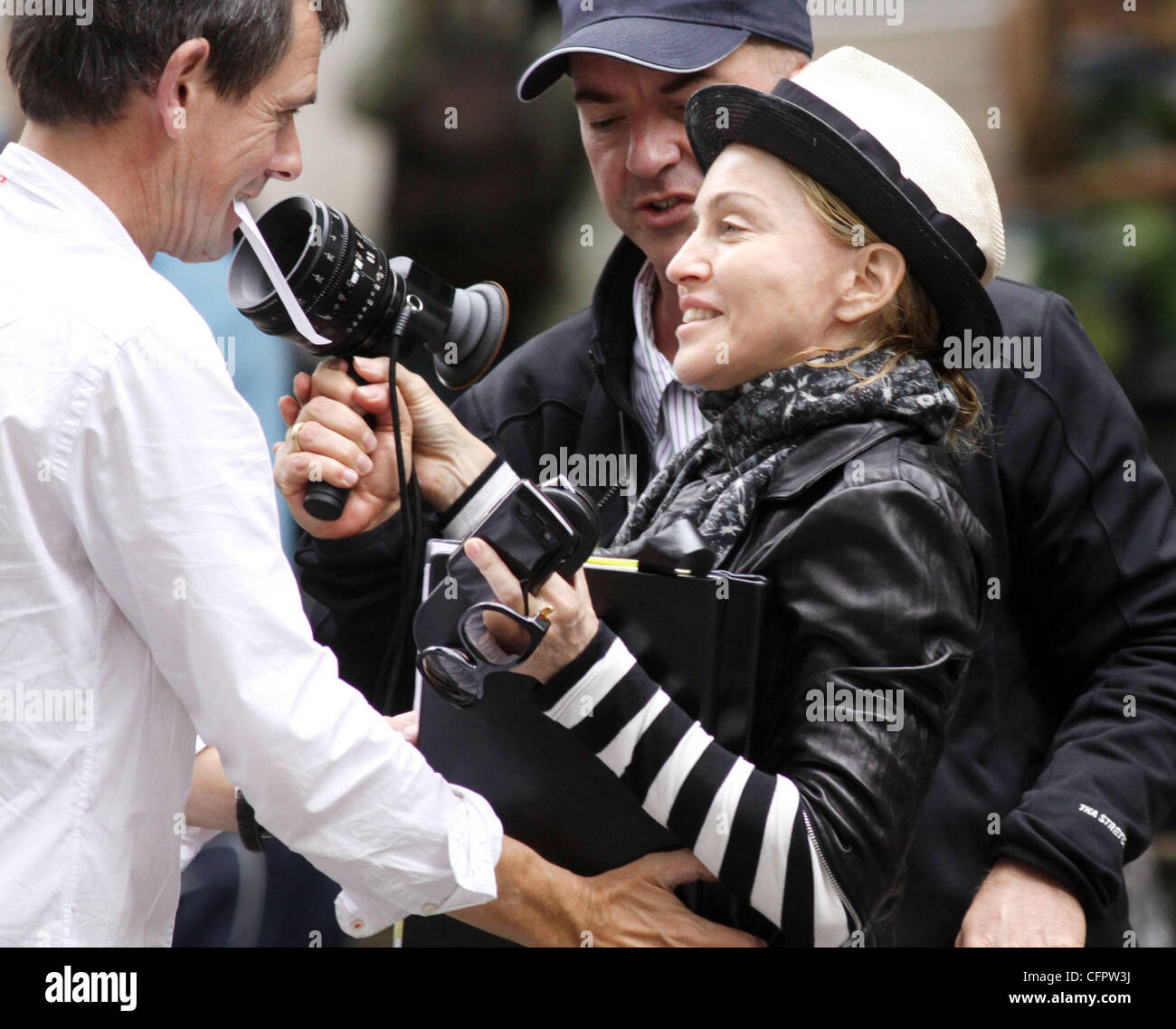 Madonna Madonna is seen directing on the set of her new film 'W.E.' in ...