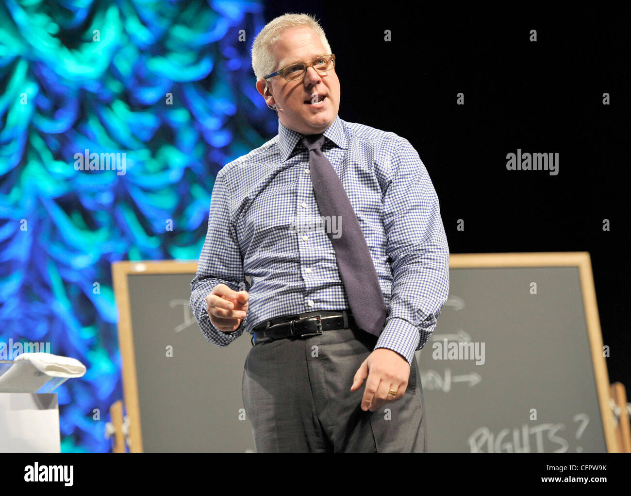 Glenn Beck Political commentator at the Sears Center for RightNation ...