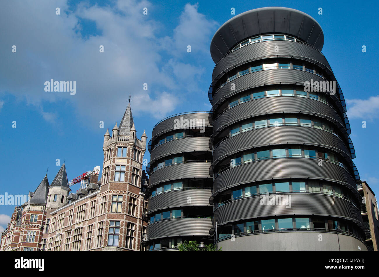 Belgium, Antwerp, Modern Building Stock Photo - Alamy