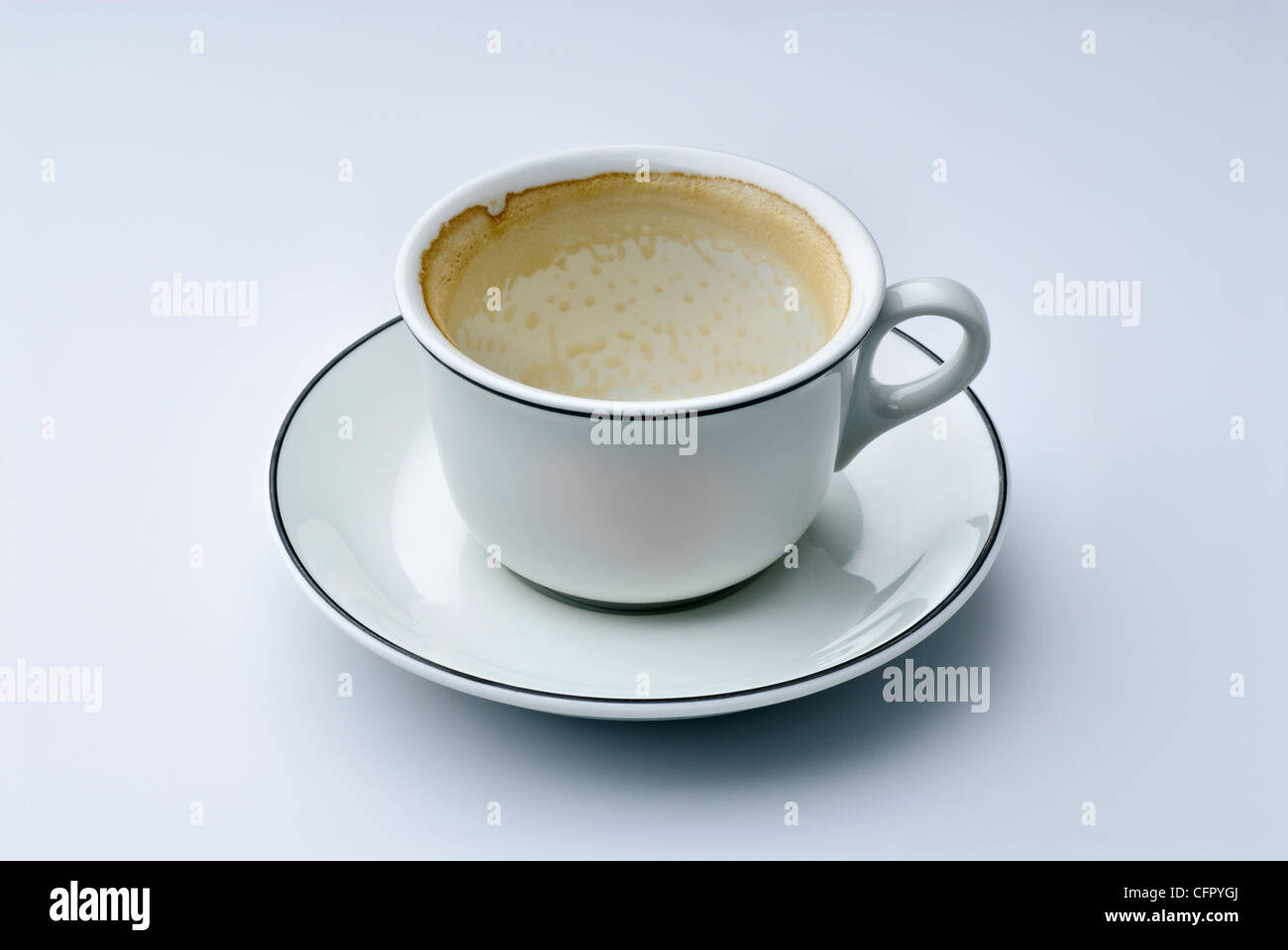 Empty cup of coffee Stock Photo - Alamy