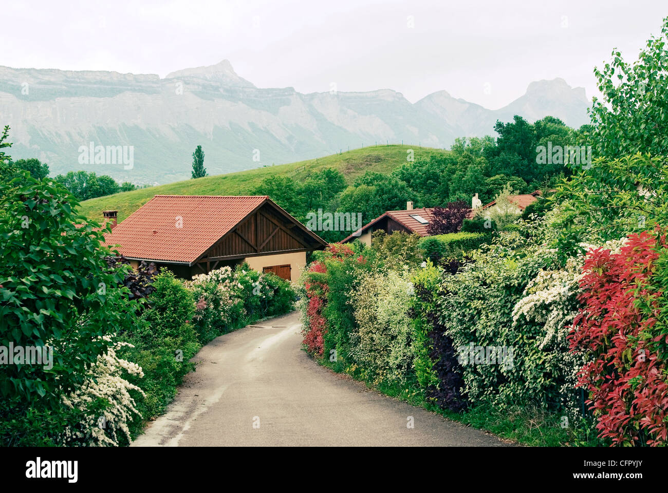 French towns villages hi-res stock photography and images - Alamy