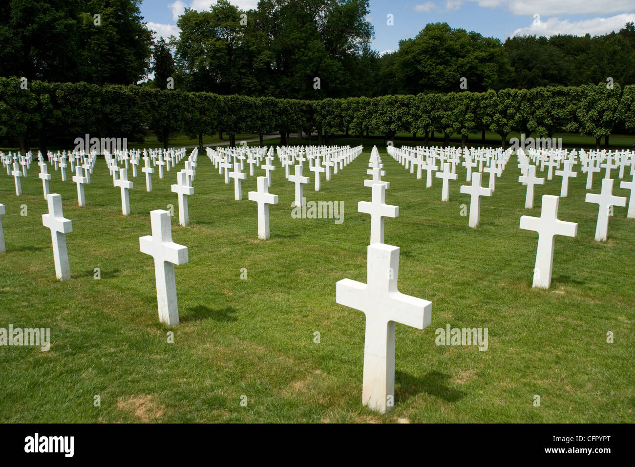 American Meuse Argonne First World war Cemetery in Romagne France Stock ...