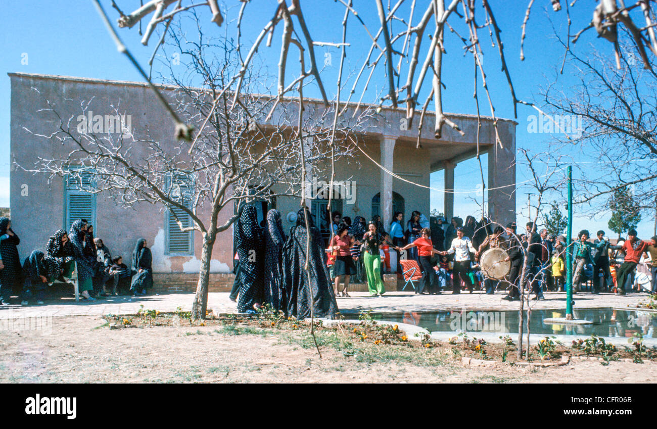 IRAN, ARAK: North American women and Iranian men dancing at wedding in ...