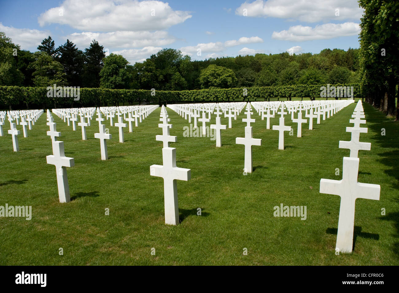 American Meuse Argonne First World war Cemetery in Romagne France Stock ...