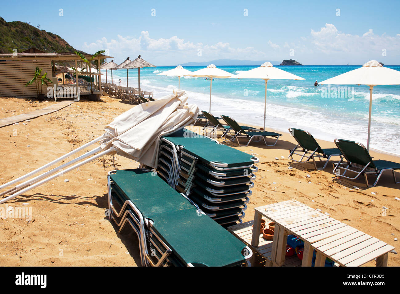 Avithos is a beach located at the southern part of Kefalonia Stock ...