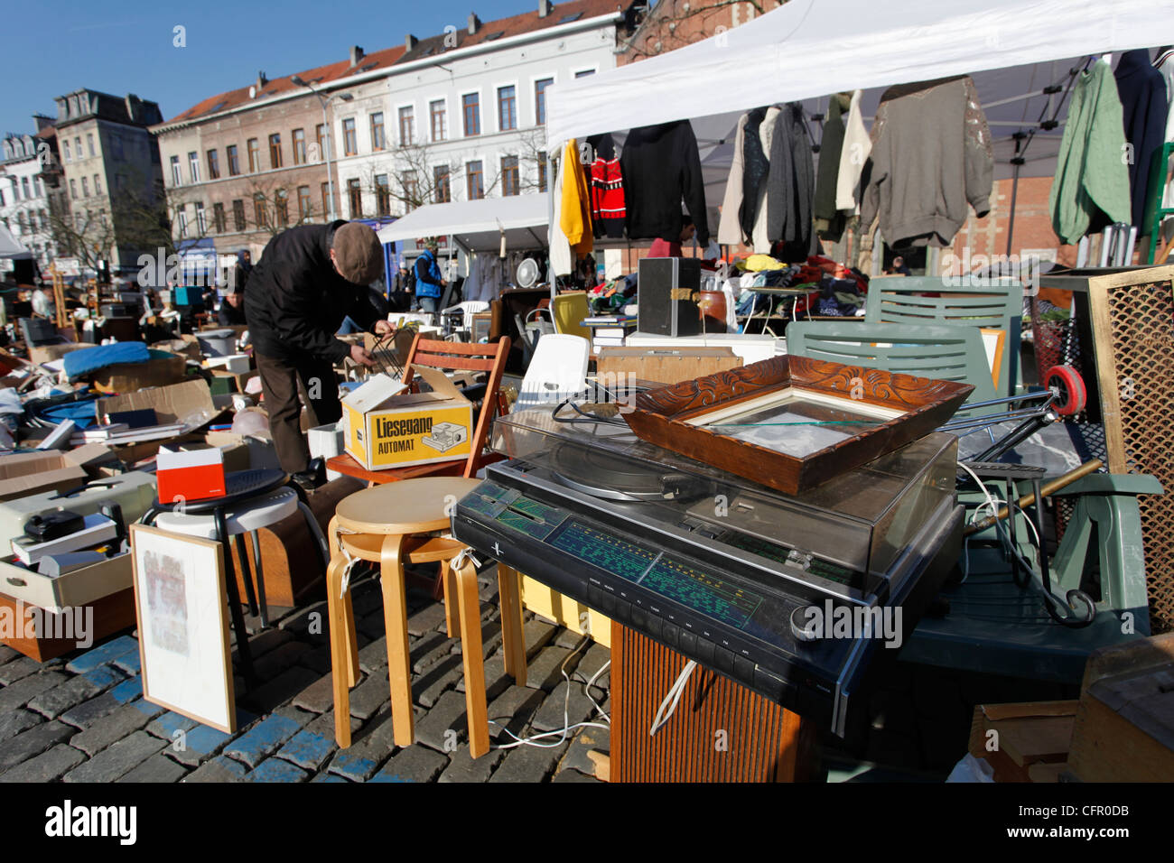 Marolles brussells hi-res stock photography and images - Alamy