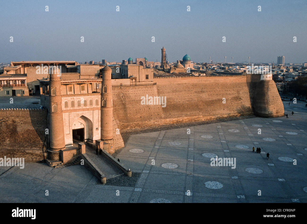 The Ark citadel, Bukhara, Uzbekistan, Central Asia Stock Photo - Alamy