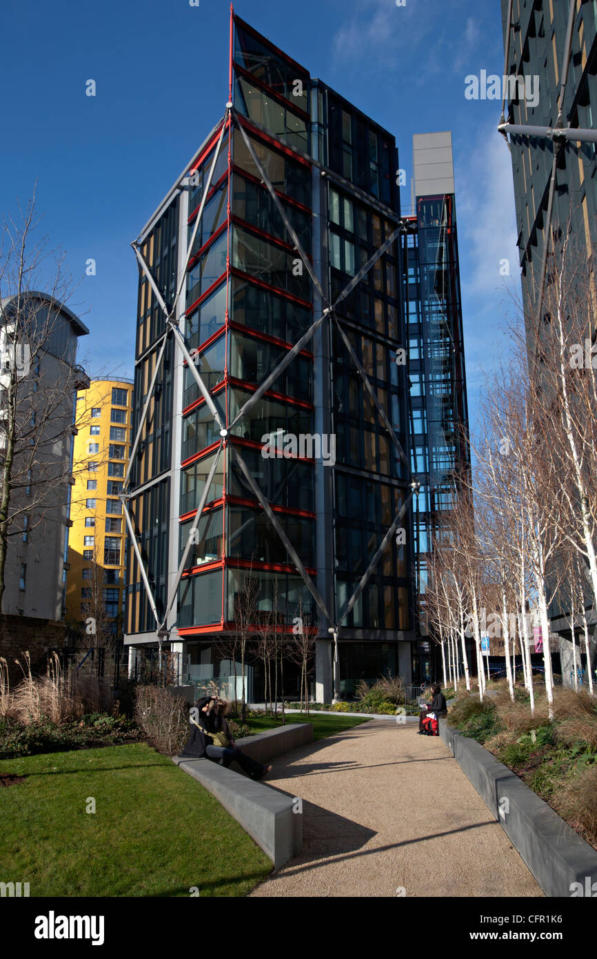neo apartment complex london bankside Stock Photo - Alamy