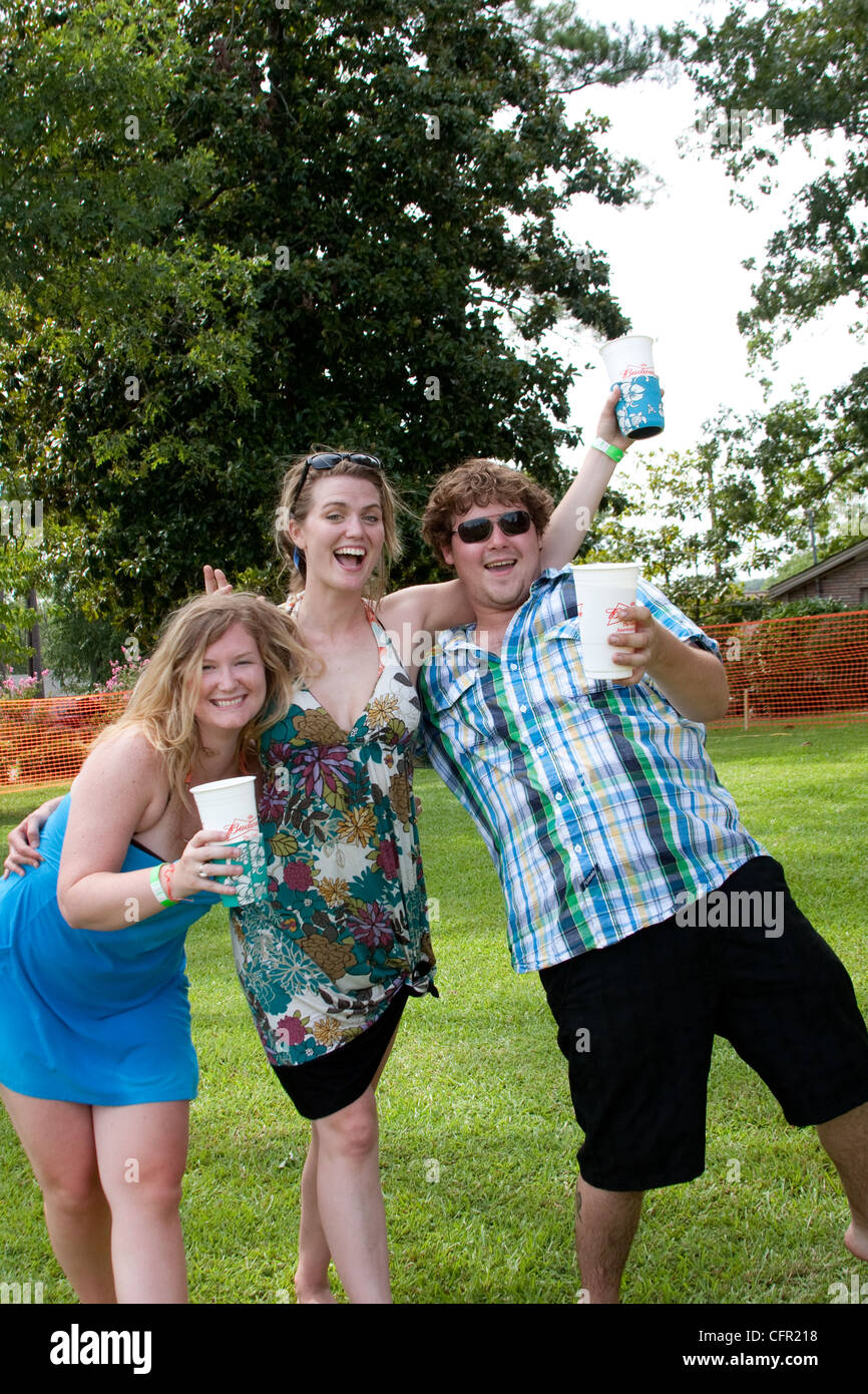 Rock the dock summer lake party Stock Photo - Alamy