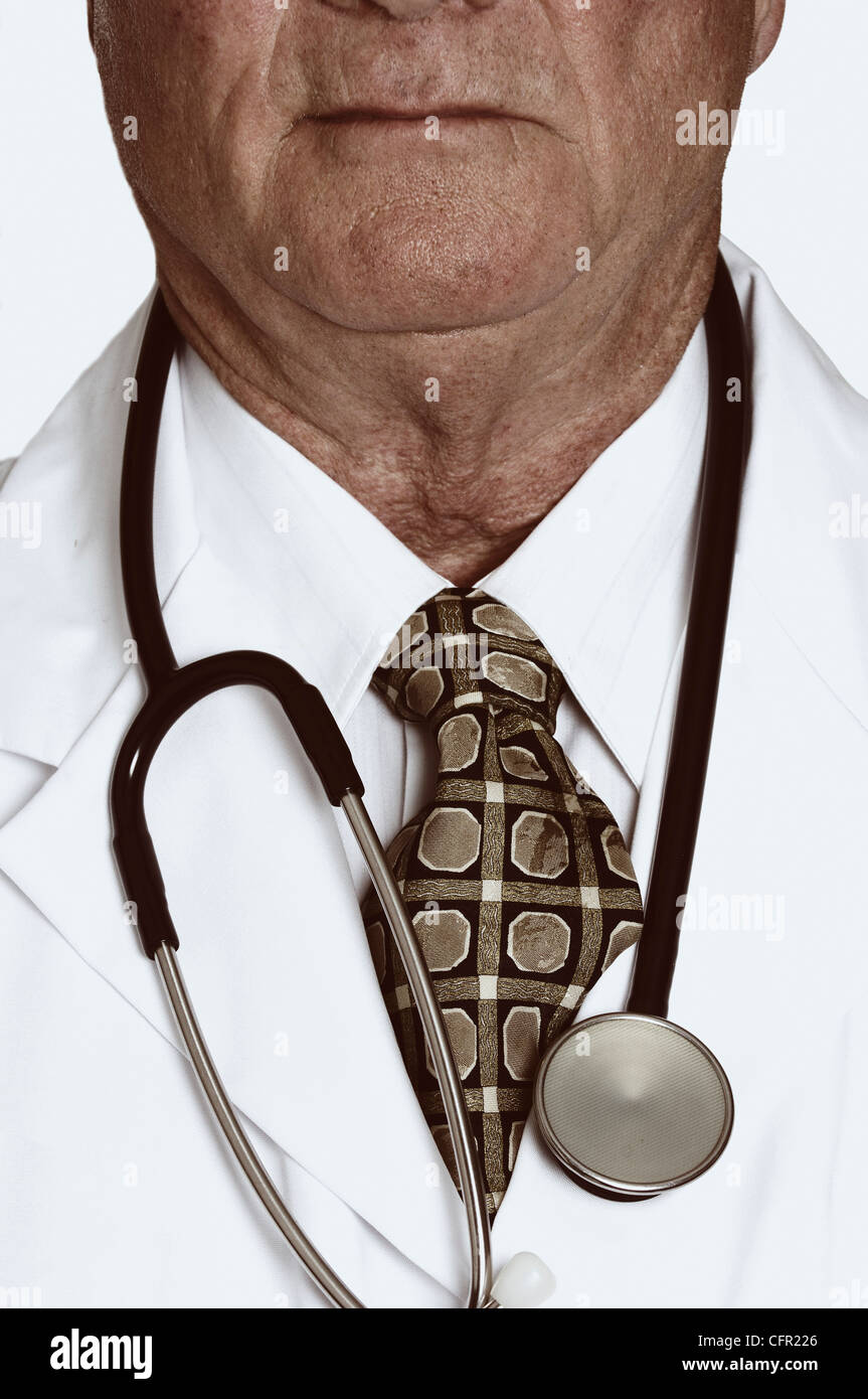 Doctor with Stethoscope Stock Photo - Alamy