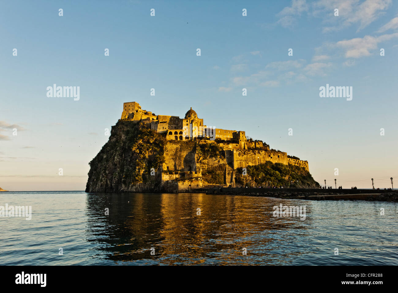 Ischia Ponte, Aragonese Castle, Ischia, Gulf of Naples, Campania region ...