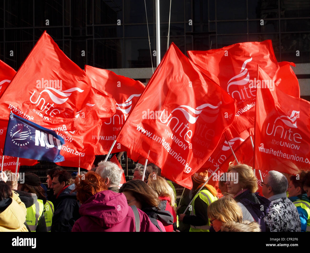 Unite the union protest hi-res stock photography and images - Alamy