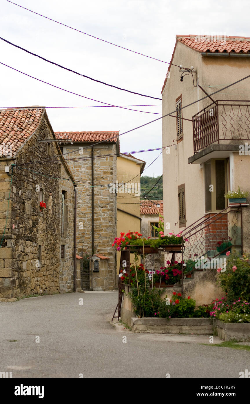 Village with flowers hi-res stock photography and images - Alamy