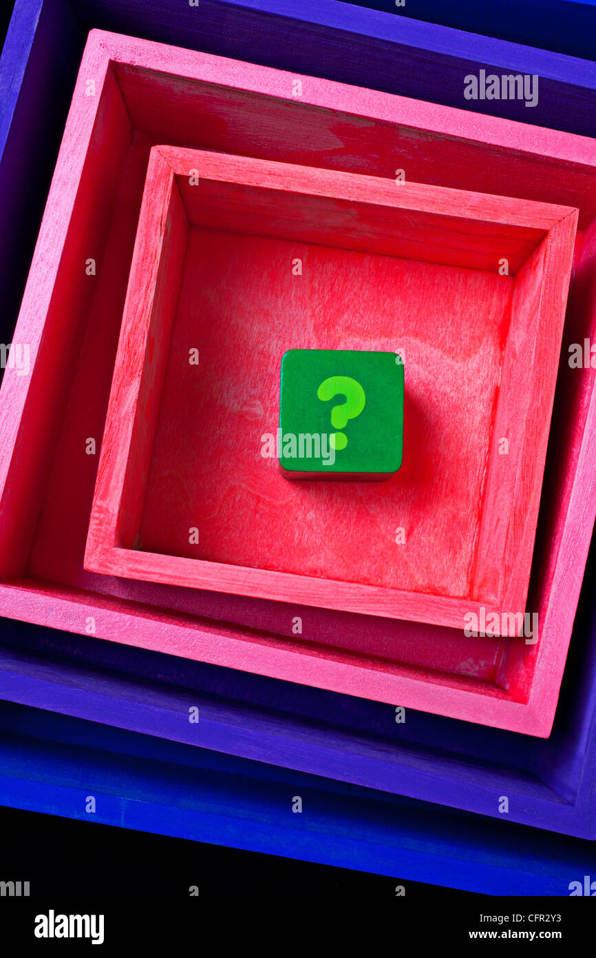 Question mark block hi-res stock photography and images - Alamy