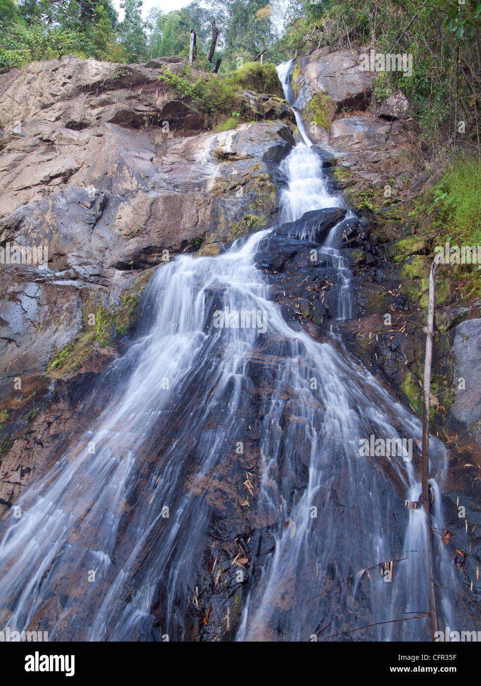 Fifth level of Thor Thip Waterfall Stock Photo - Alamy