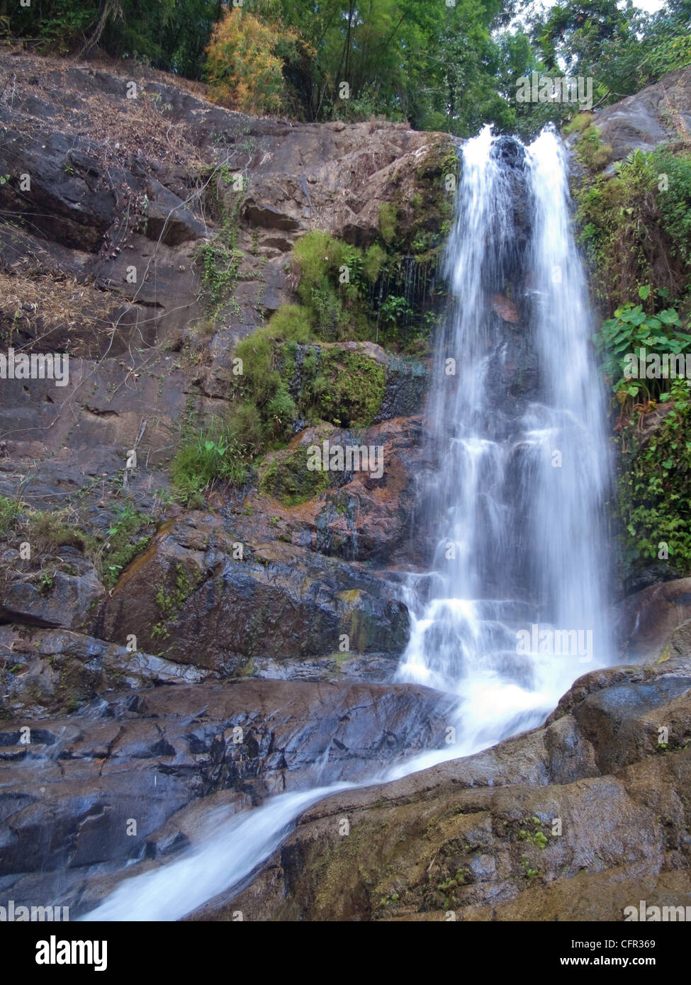 Fifth level of Thor Thip Waterfall Stock Photo - Alamy