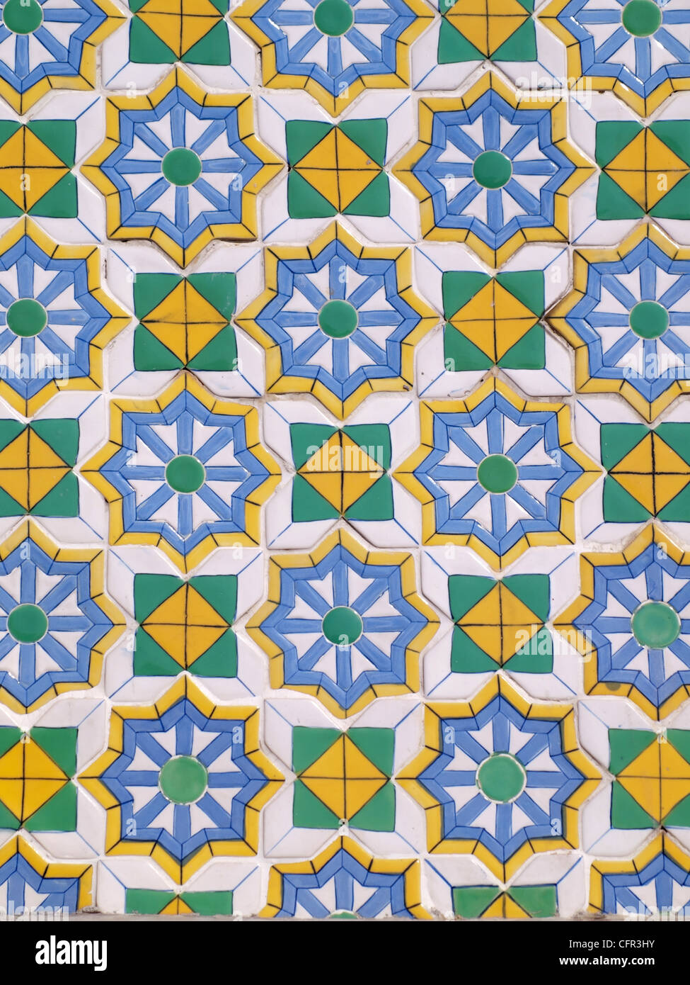 Mosaic tile on wall Stock Photo - Alamy