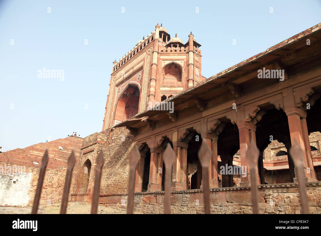 Tomb of Akbar the Great at Sikandra Fort in Agra, India Stock Photo - Alamy