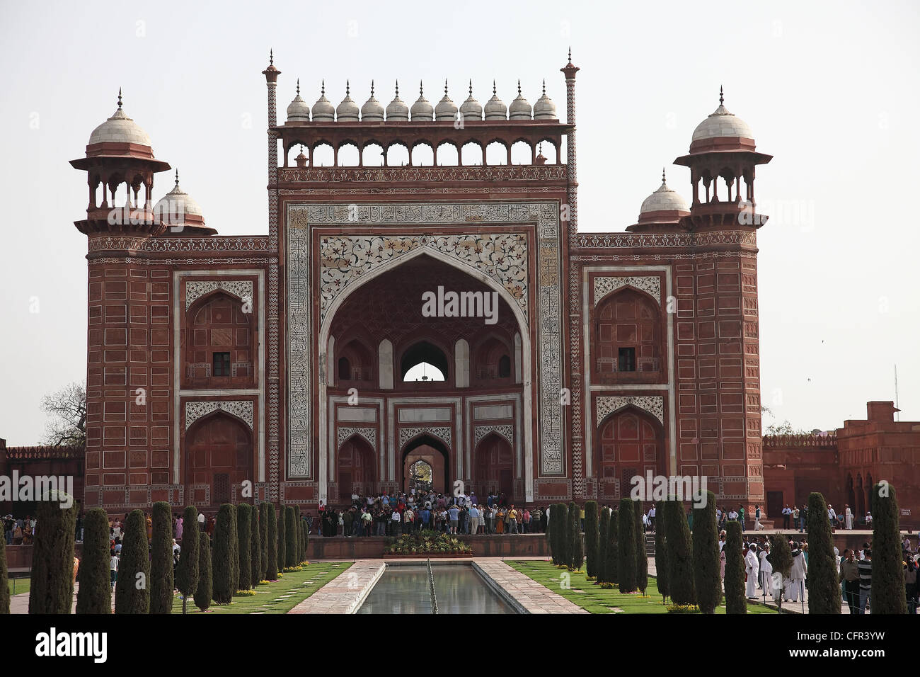 Taj Mahal Entrance gate Stock Photo - Alamy