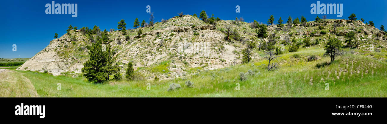 Cliff Side Panorama east of Ryegate Montana on Hwy #12 Stock Photo - Alamy
