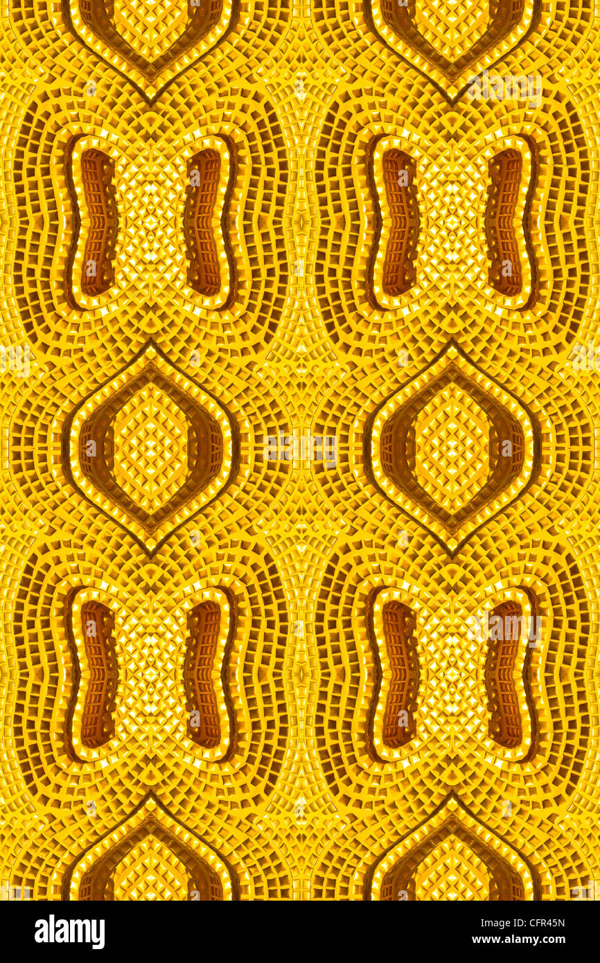 Gold tile background Stock Photo - Alamy