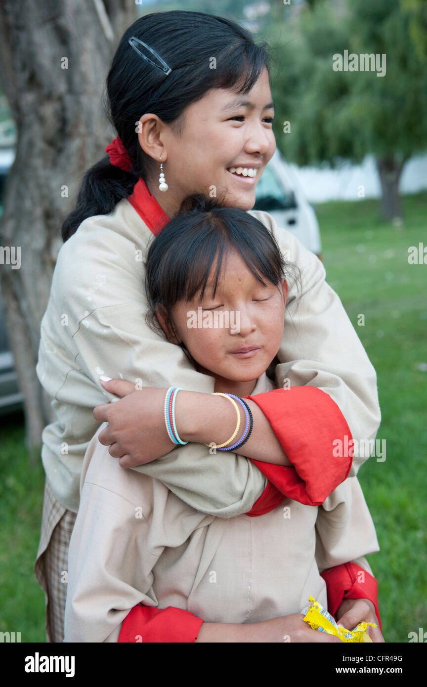 Asia, Bhutan, Kid, Kids, Paro, school, Valley Stock Photo - Alamy