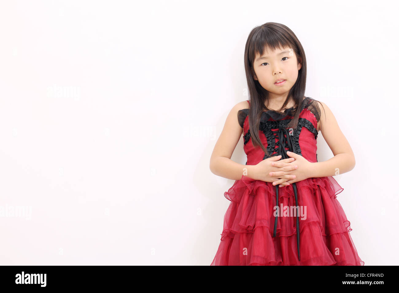 little asian girl wearing dress Stock Photo - Alamy