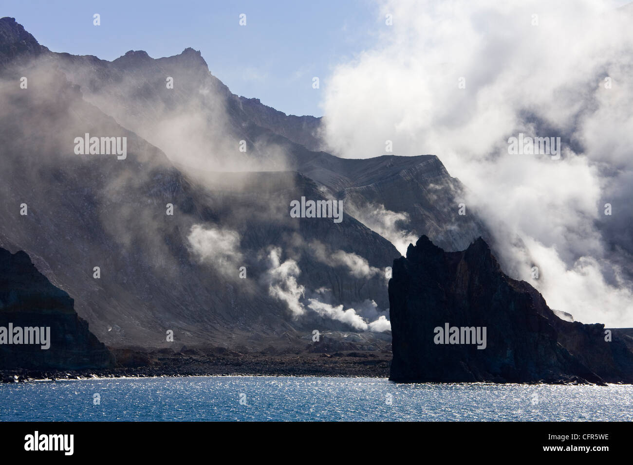White Island (Whakaari) active marine volcano in the Bay of Plenty ...